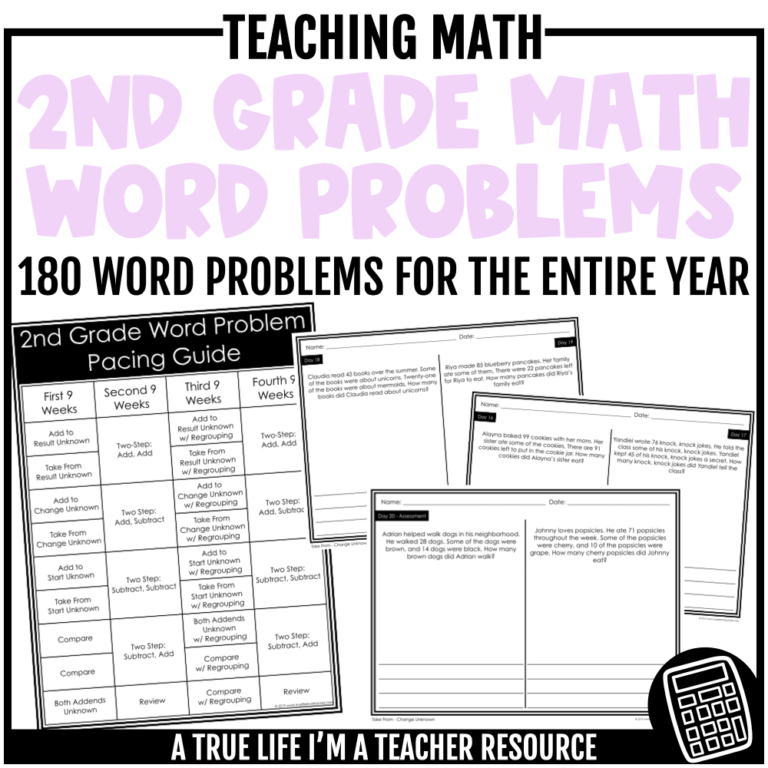 Teaching Word Problems in 2nd Grade | True Life I'm a Teacher